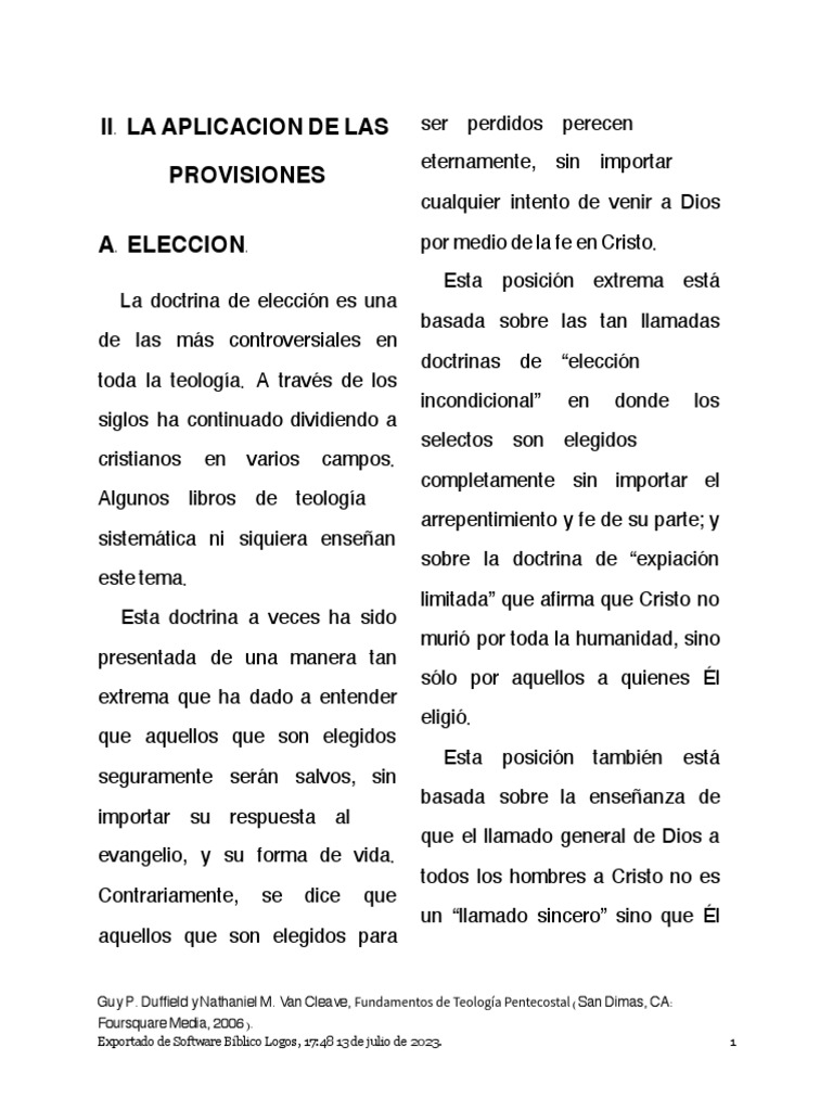 Fundamentos de Teología Pentecostal | PDF | Salvación | Cristo (título)