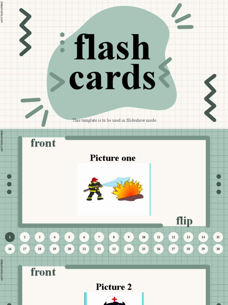 Simple Flashcards SlidesMania | PDF