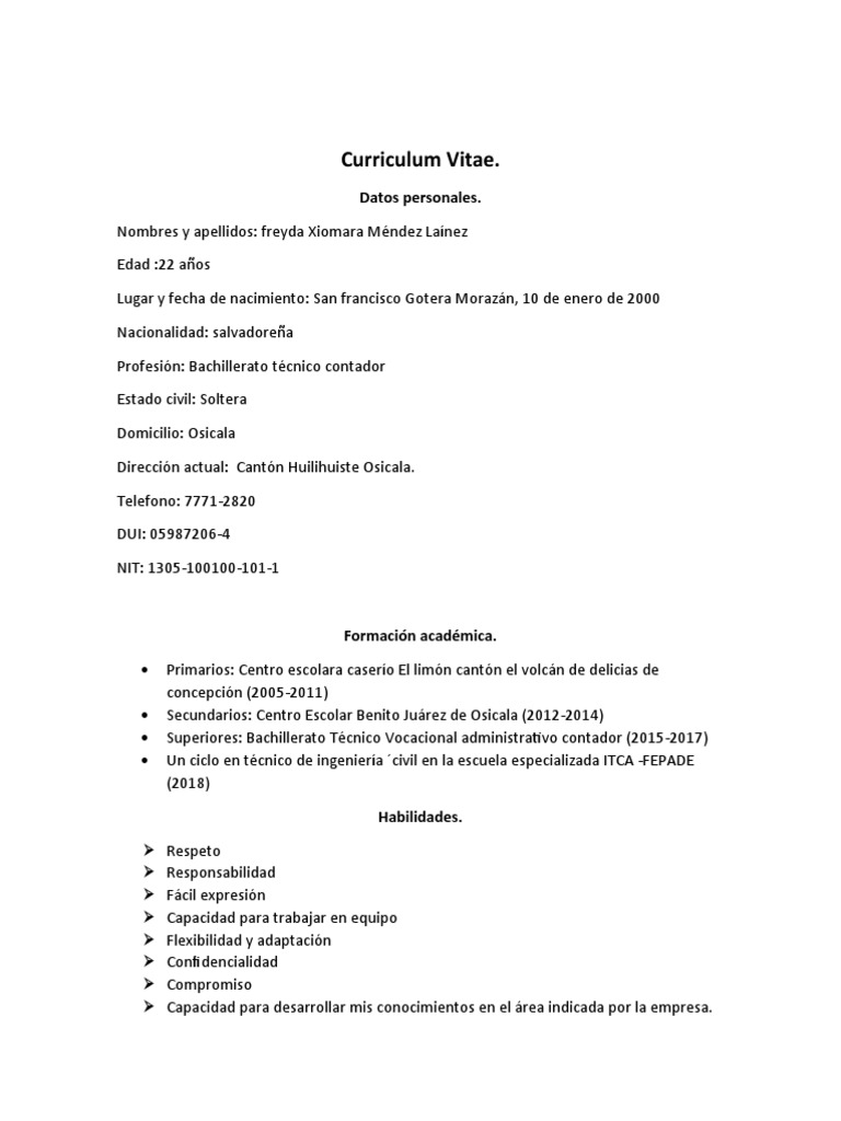 Freyda Xiomara | PDF | Crecimiento personal y profesional