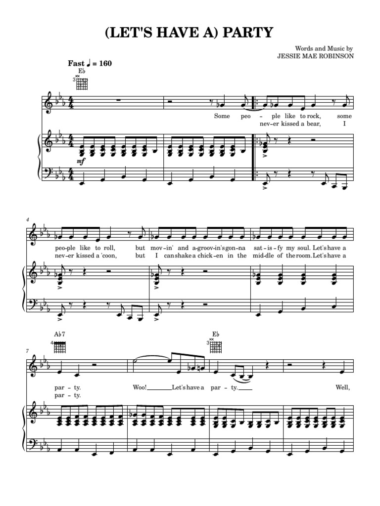 (Let's Have A) Party | PDF