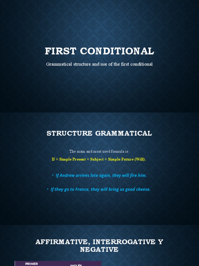 First Conditional | PDF