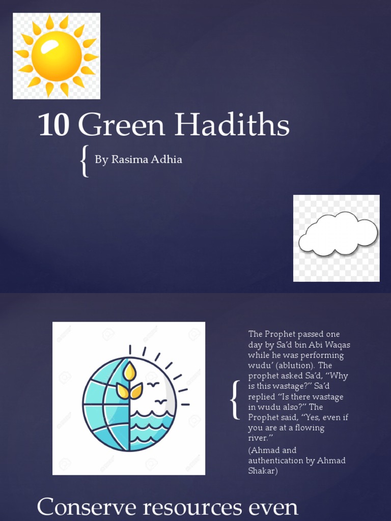 10 Green Hadiths | PDF | Prophets And Messengers In Islam | Muhammad