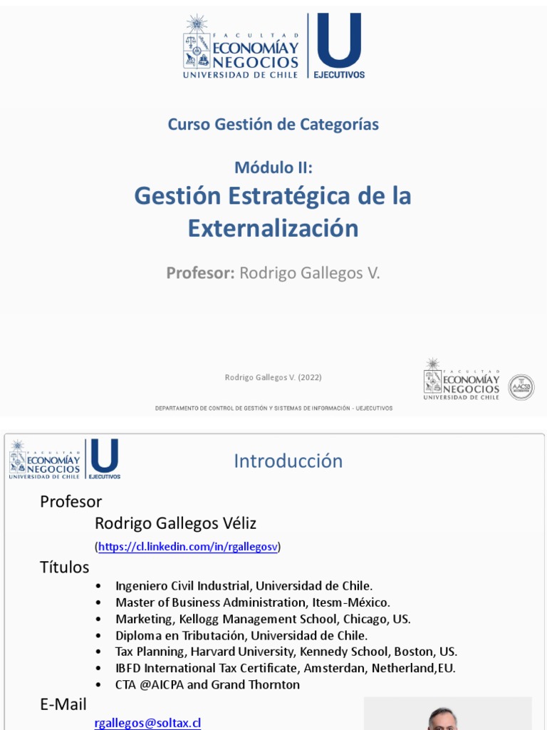 Clases 11 Gestion Estrategica de Externalizacion | Descargar gratis PDF ...