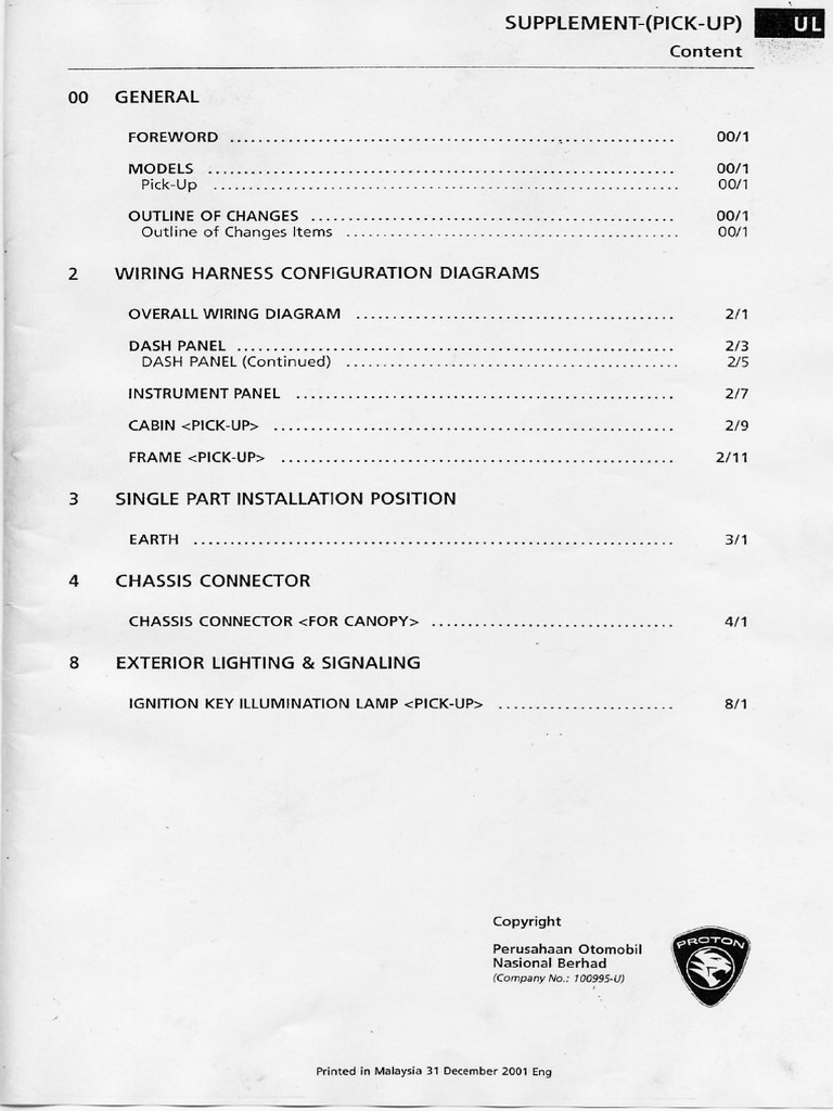 Jumbuck Ute Wiring Diagrams Supplement Min | PDF