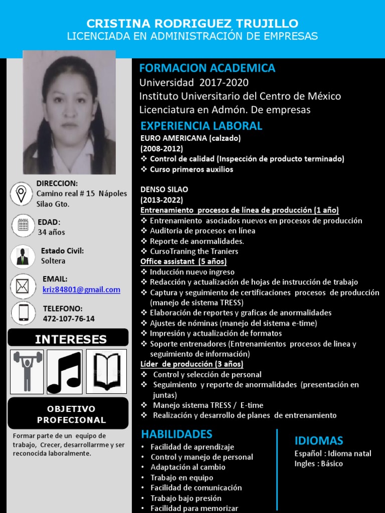 CV Cristina Rodriguez | PDF
