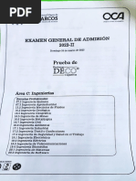 Examen de Admisión 2025-I - Tipo 1 - Medicina Humana Conocimientos y ...