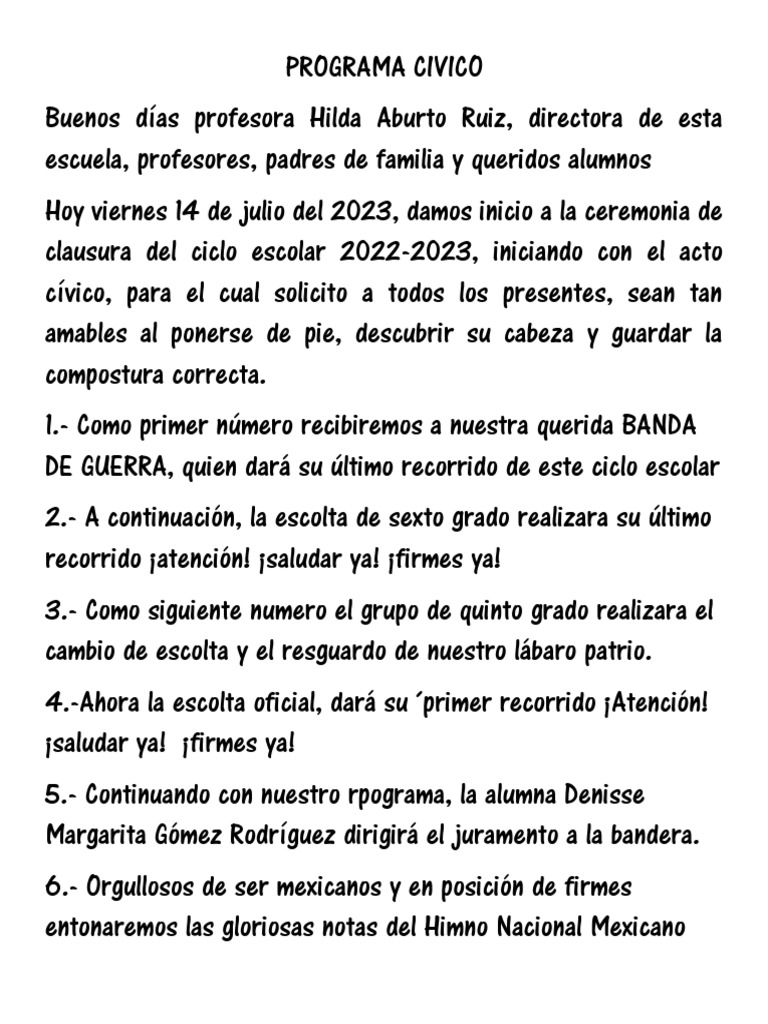 Programa Civico 2 | PDF