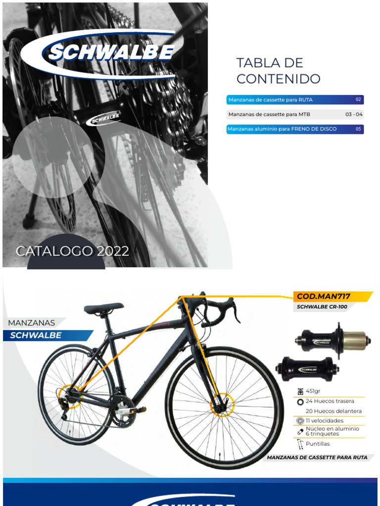 Catálogo Manzanas Schwalbe 2022 | PDF | Bienes manufacturados | Vehículos