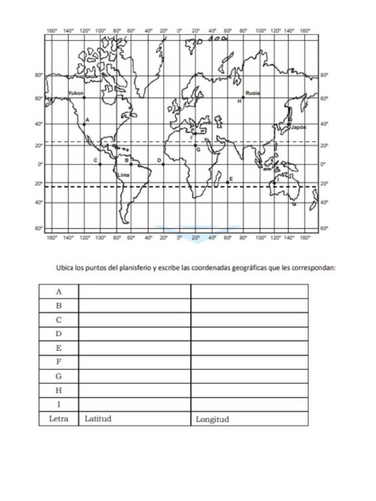 Coordenadas Geograficas | PDF