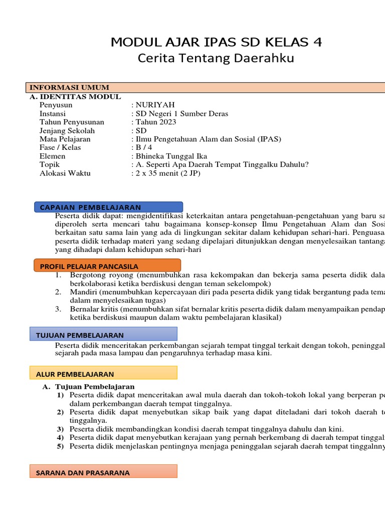 Contoh MA IPAS Fase B | PDF | Karier & Perkembangan | Kajian Bahasa Asing