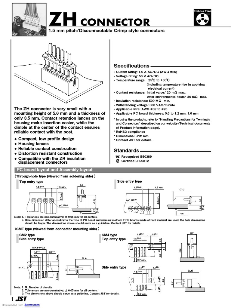 Connector Connector: ZH Connector ZH Connector | PDF | Electrical ...