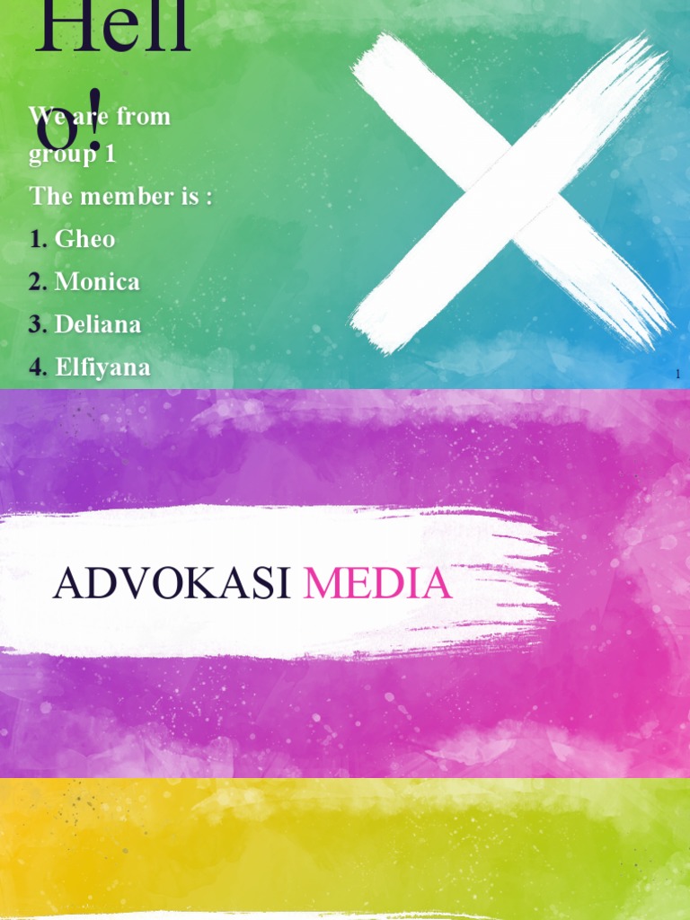 Advokasi Media Kel 1 | PDF