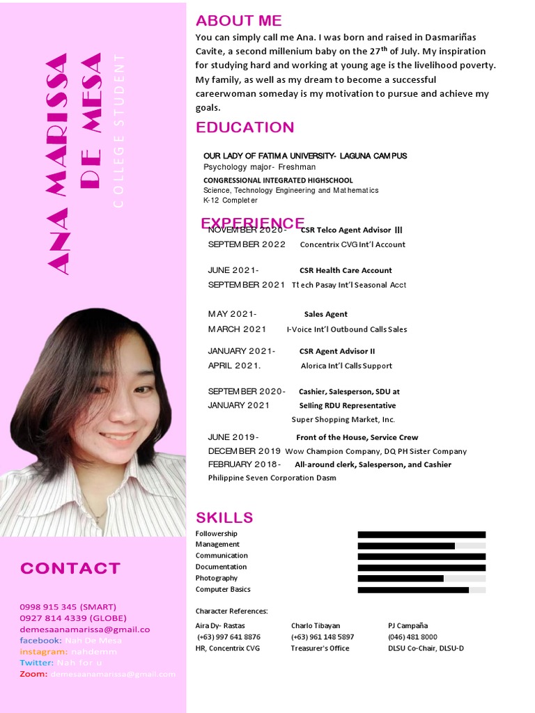 Ana Resume | PDF