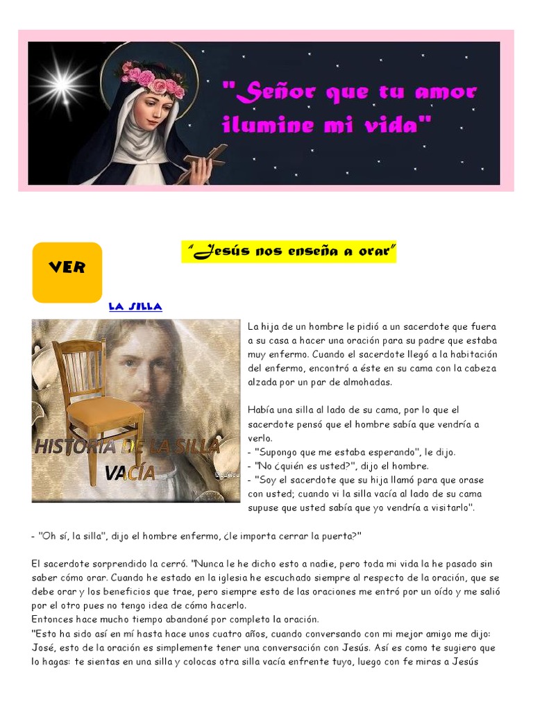 Jesus Nos Enseña A Orar | PDF