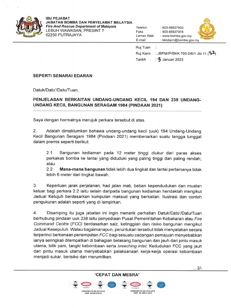 Penjelasan Uuk 194 238 UBBL 2021 | PDF