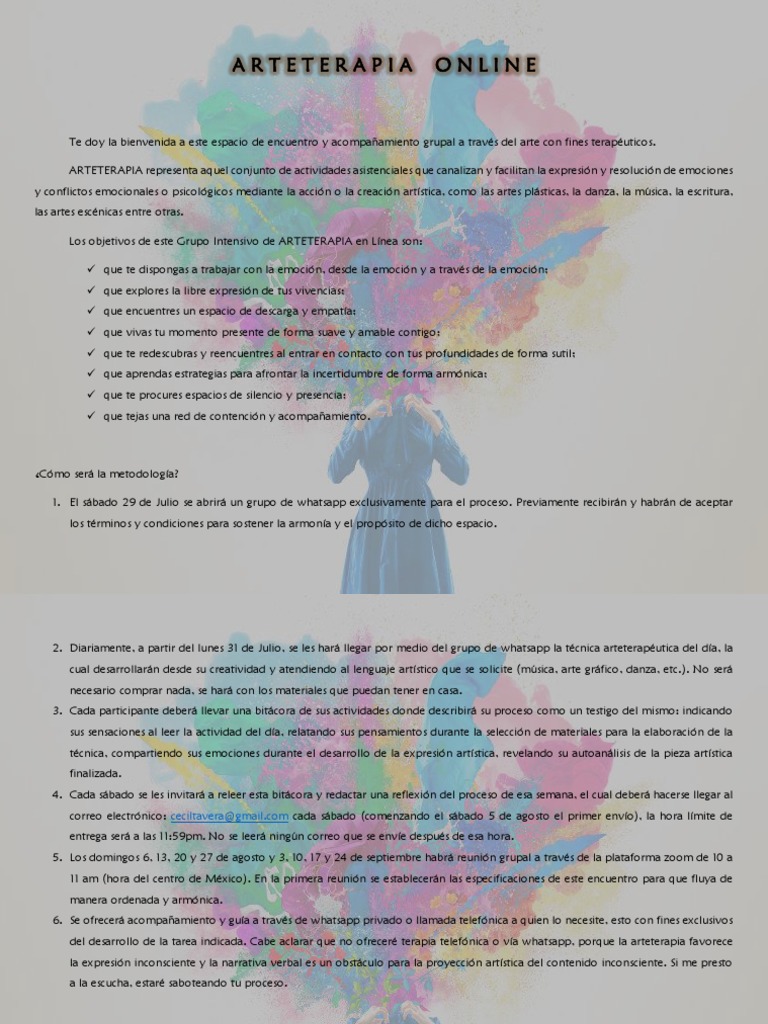 Arteterapia Online | PDF | Terapia artística | Las emociones