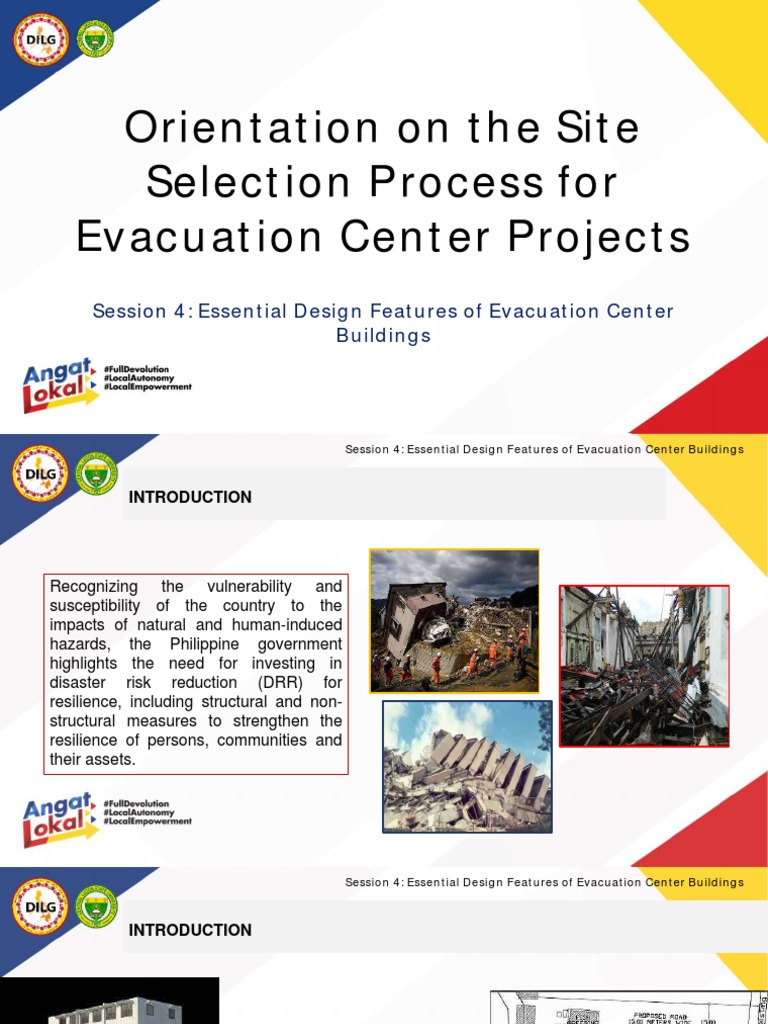 Session 4 - Essential Design Features of Evacuation Center Buildings ...
