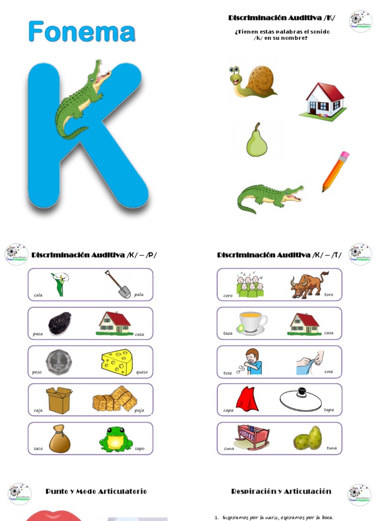 Libro K Completo | PDF | Boca | Fonética