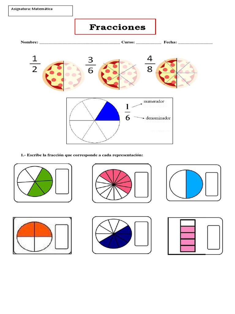 Guia Fracciones 3 Basico | PDF