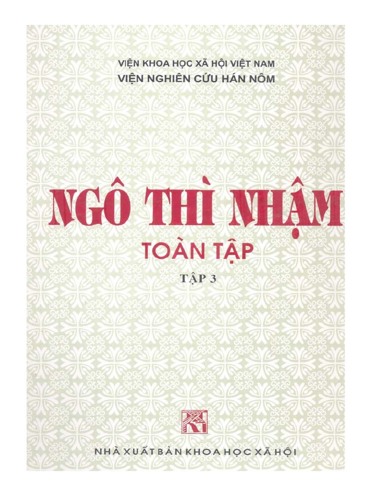 Ngo Thi Nham Toan Tap - T.3 - Ngo Thi Nham-2005 | PDF