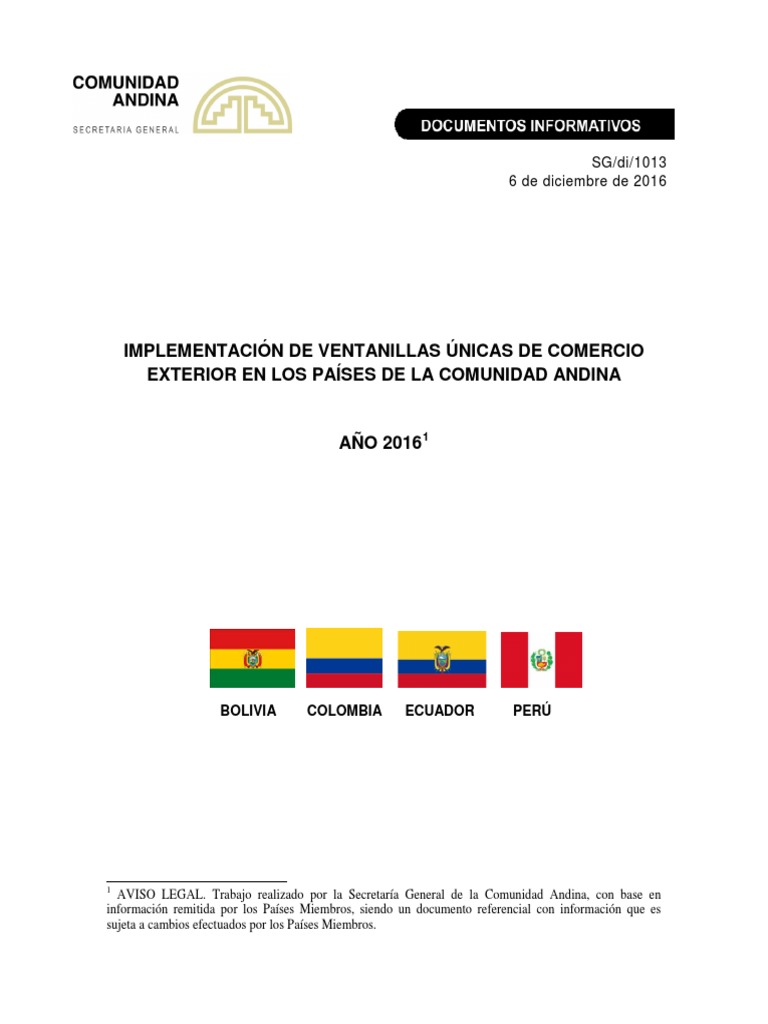 Ventanilla Unica Ejemplo | PDF | Ministerio (Departamento de Gobierno) | Colombia