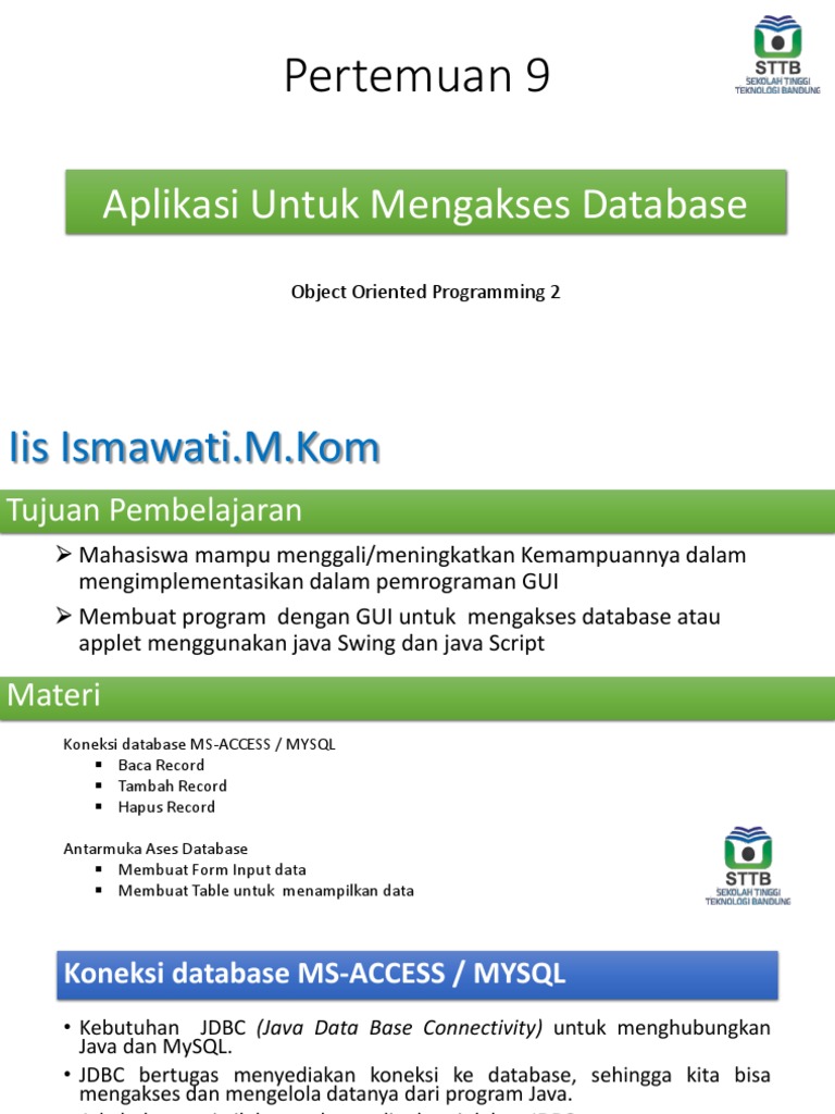 Pemrograman Java dan Database | PDF
