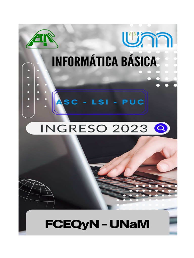 Cuadernillo Ingreso 2023 Informatica Basica | PDF | Informática | Poco
