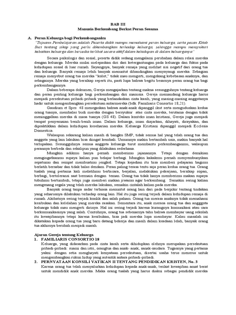 Materi Agama BAB III | PDF