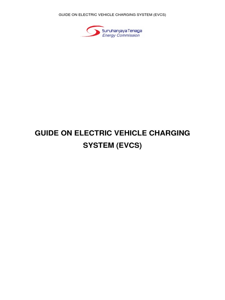 Guide On Electric Vehicle Charging System (Evcs) 1 | PDF | Power ...
