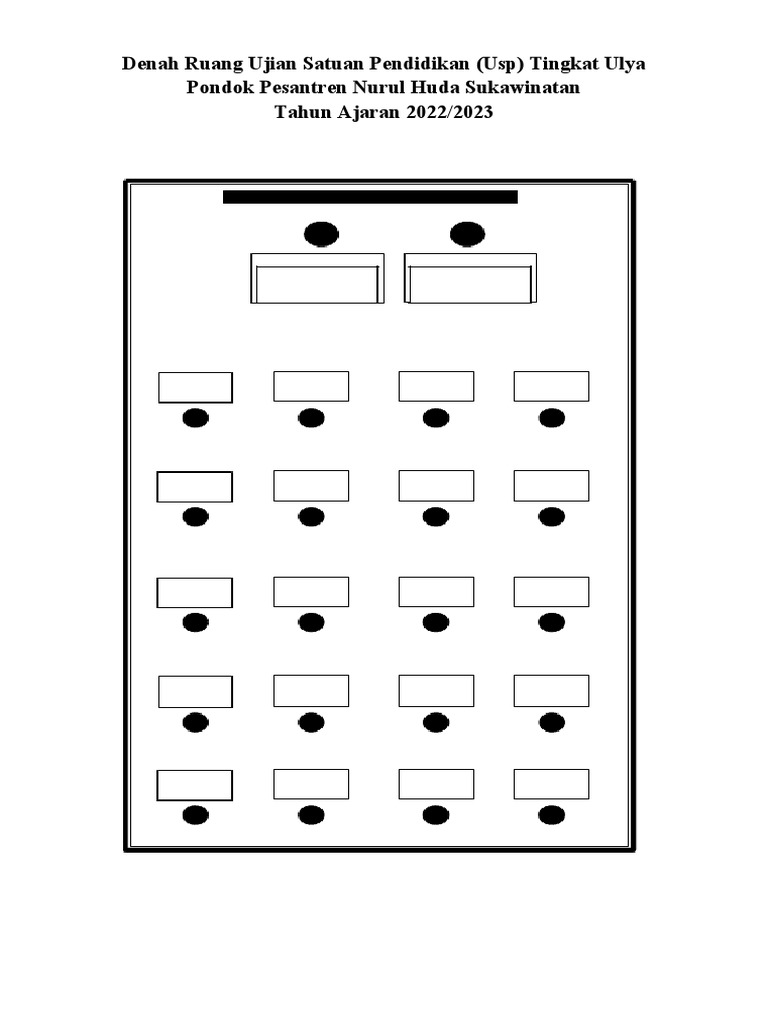 Denah Ruang Ujian | PDF