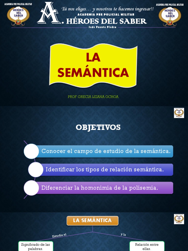 La Semántica | PDF