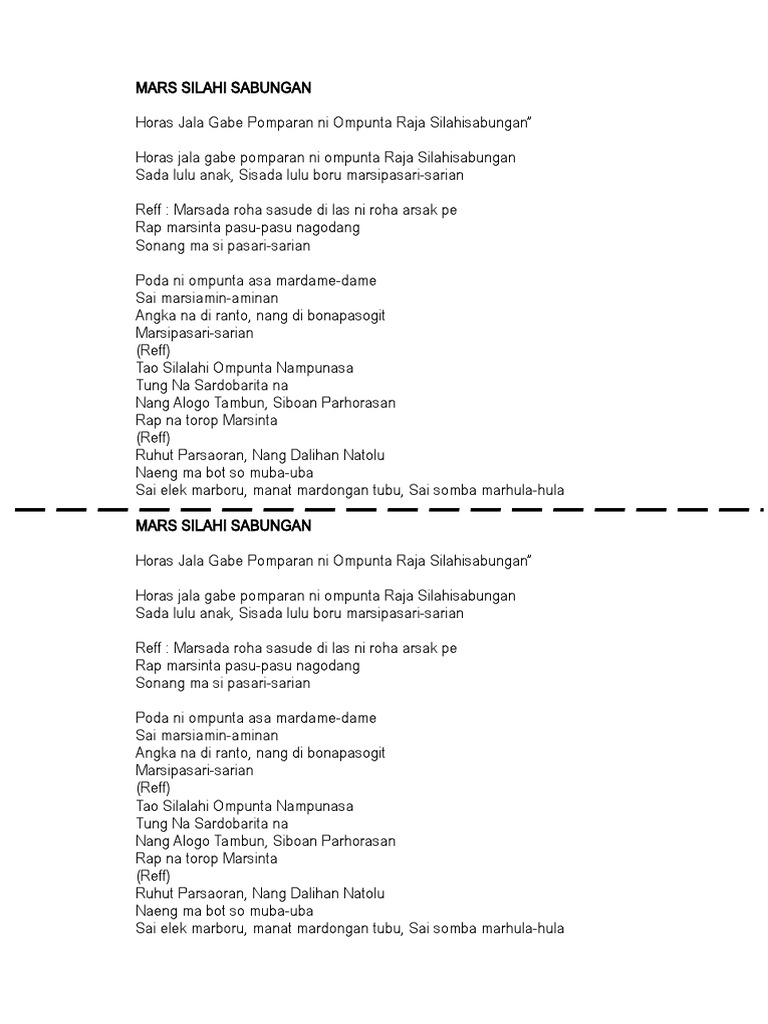 Mars Silahi Sabungan | PDF