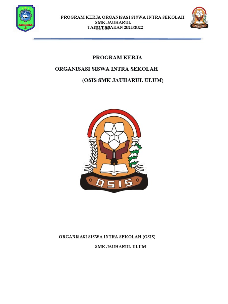 Program Kerja Osis SMK | PDF