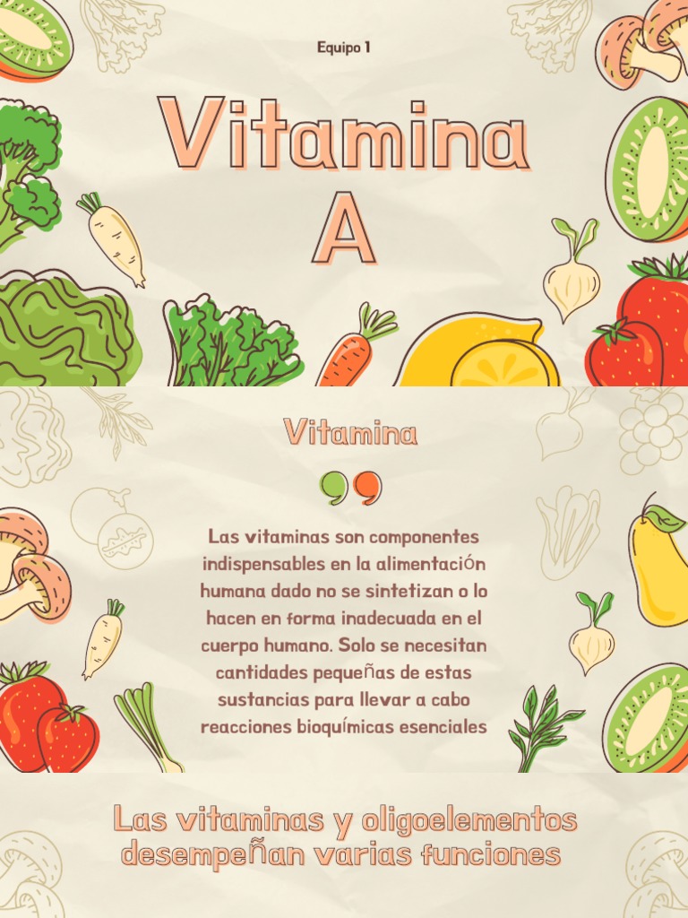 Vitamina A | PDF | Vitamina a | Vitamina