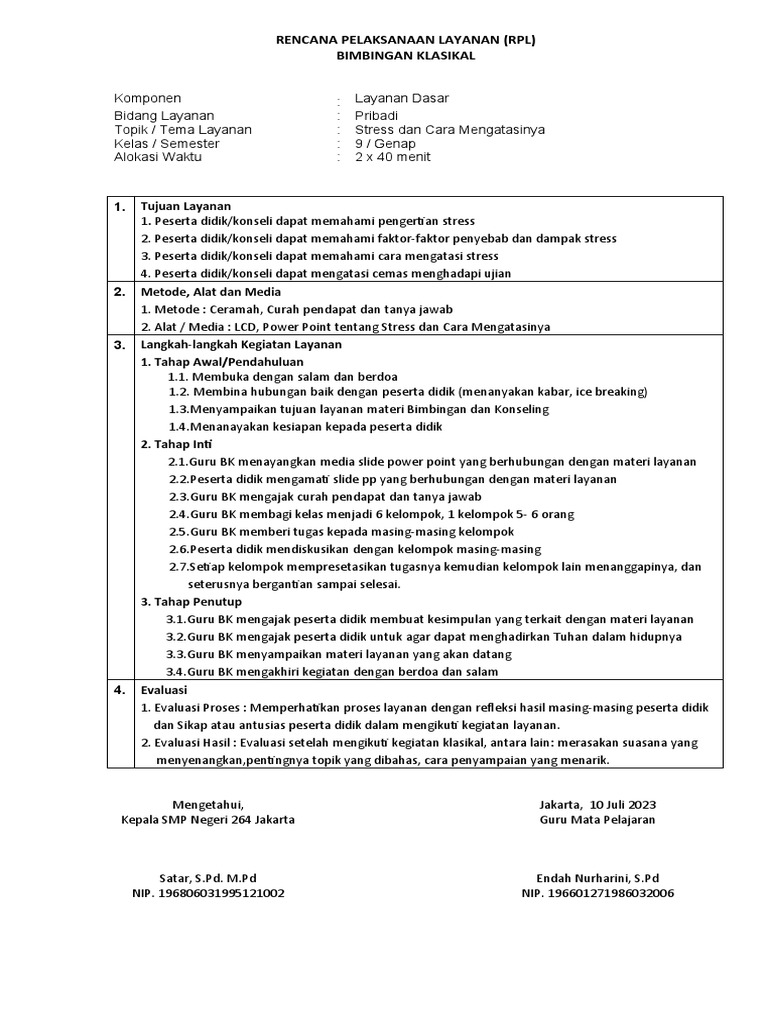 3.-rpl Kelas 9-Stress-Dan-Cara-Mengatasinya-Genap - WWW - Kherysuryawan.id | PDF