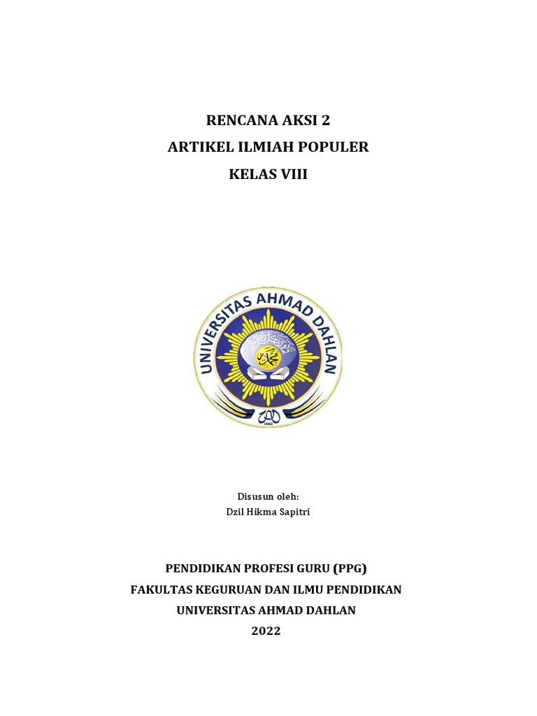 Modul Ajar Karya Ilmiah 2 | PDF