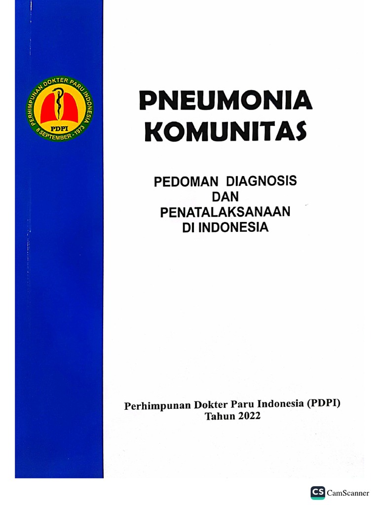 Pneumonia Komunitas PDPI 2022 | PDF