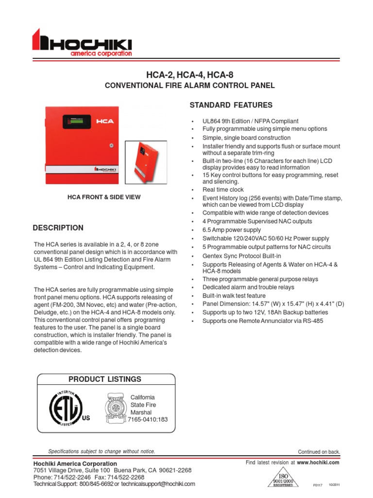Hca - conv - panel - 2011-10 Tủ Điều Khiển Xả Khí | PDF | Computer ...