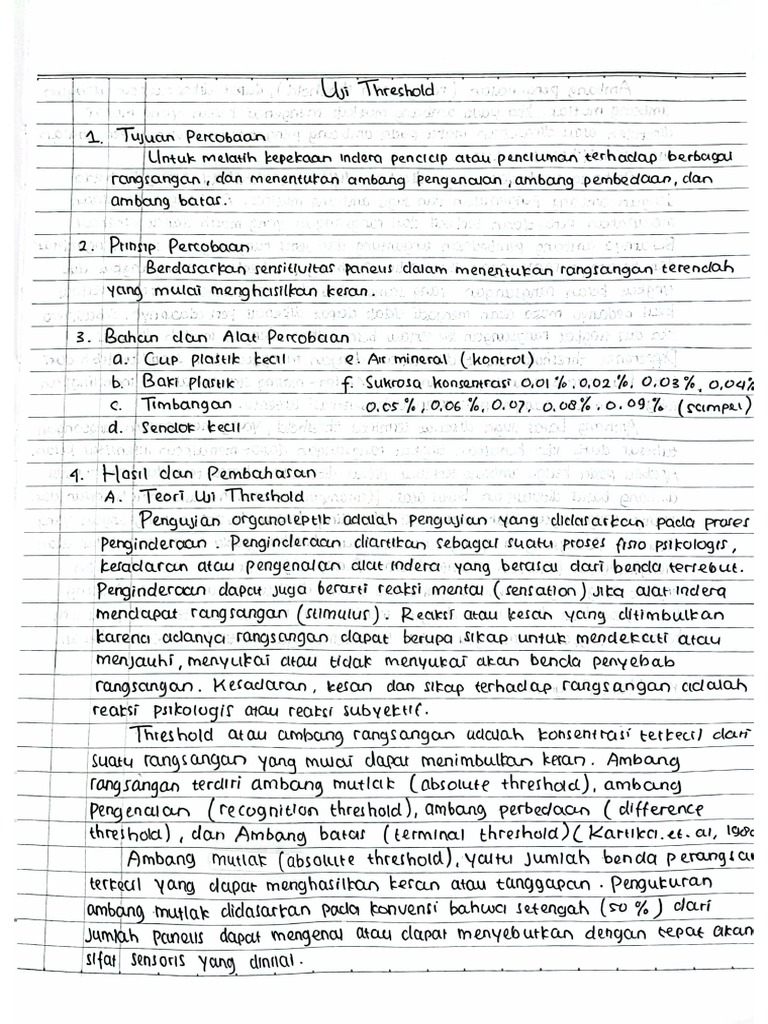 Laprak Uji Threshold Salma | PDF