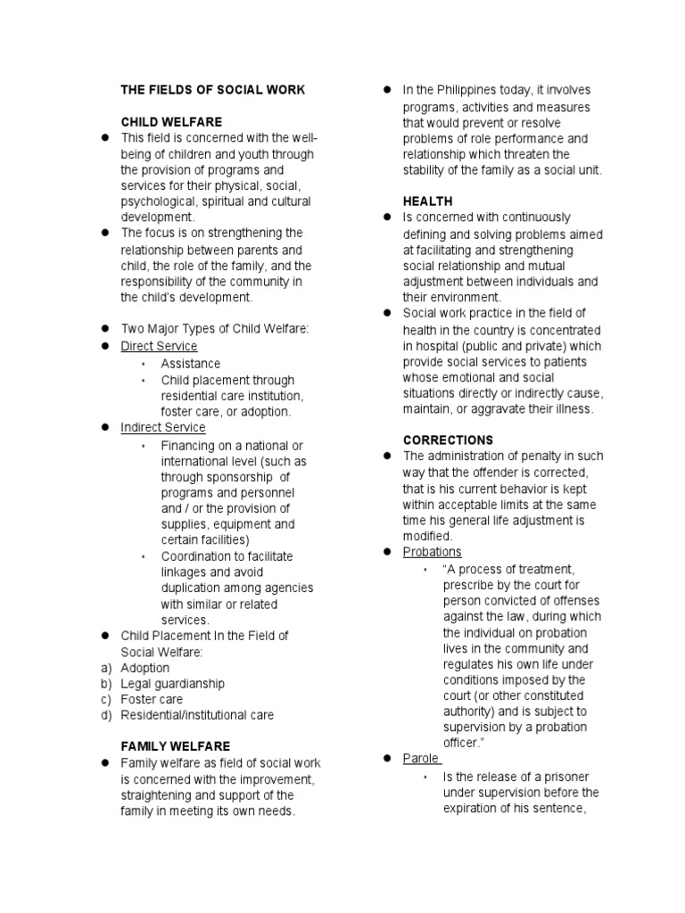 Module 10 | PDF | Social Work | Probation