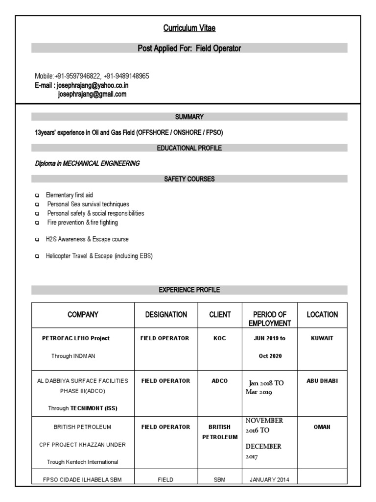 Joseph Field Ope 2021 | PDF | Pump | Physical Sciences