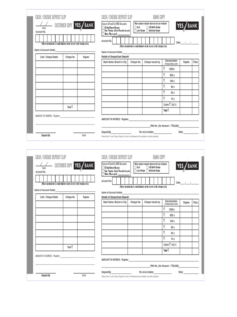 All PDF | PDF | Cheque | Deposit Account