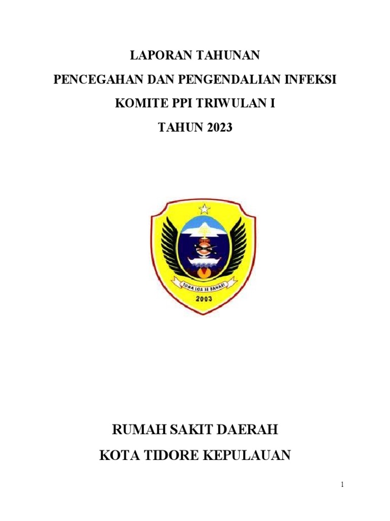 Laporan PPI Triwulan I 2023 RSD Tidore | PDF