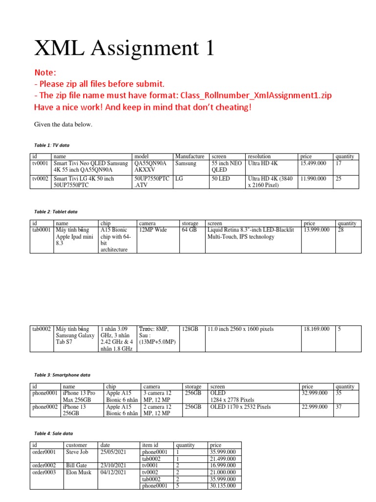 Xml Assignment 1 Pdf Computing Personal Computing 1213
