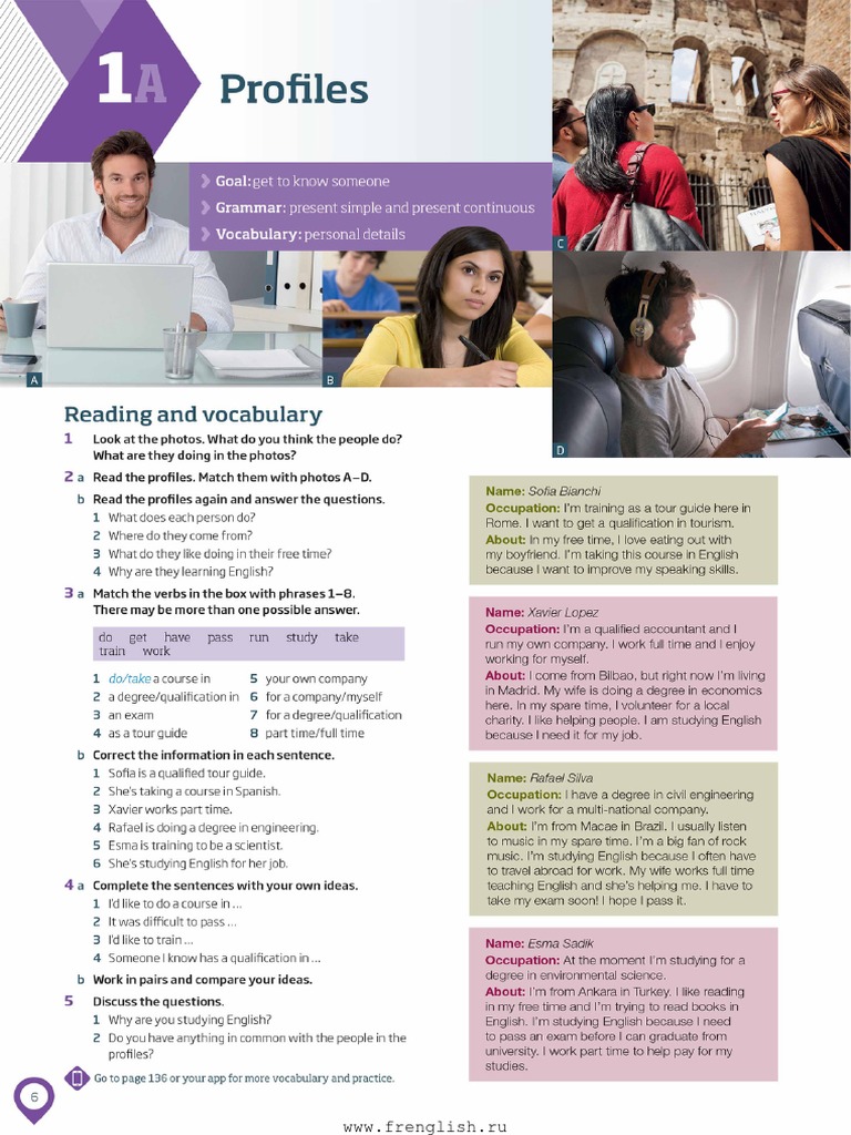 Roadmap B1 - Unit 1 (First Classes) | PDF
