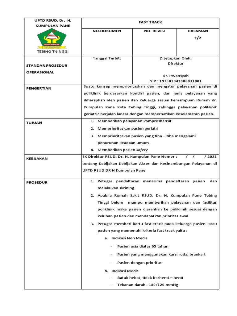 Spo Fast Track | PDF | Pengembangan Diri
