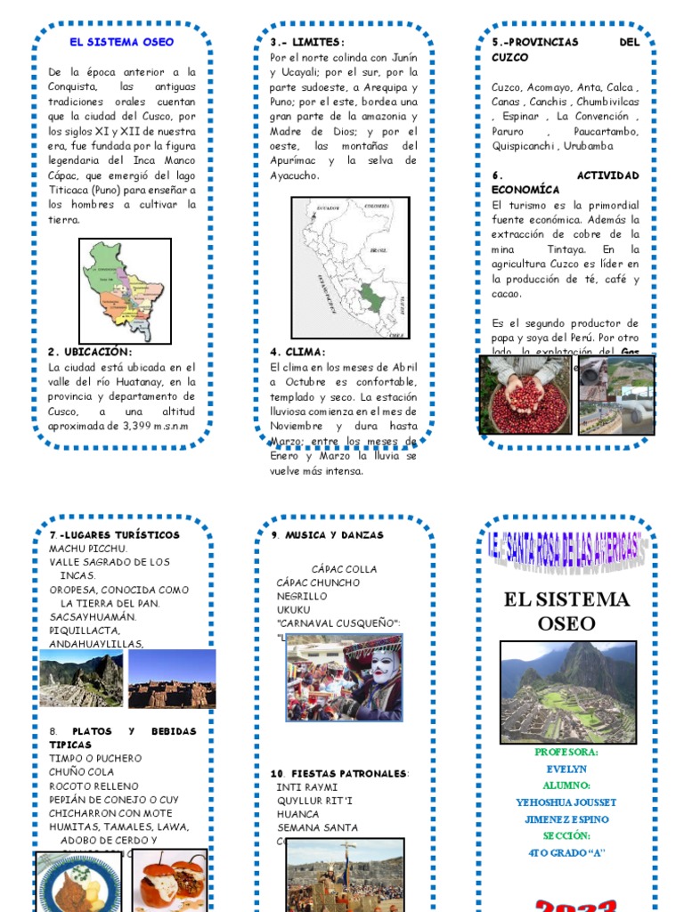 Cuzco Triptico | PDF