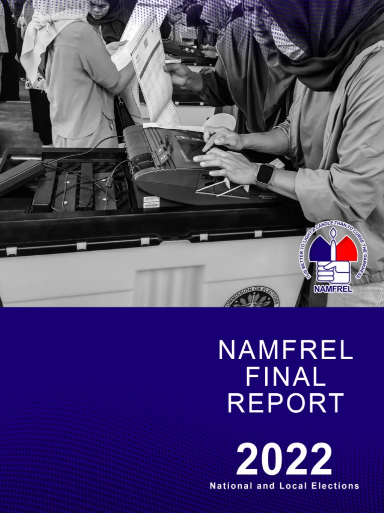 Namfrel 2022 Nle Report (Final, Digital) | PDF | Elections | Commission ...