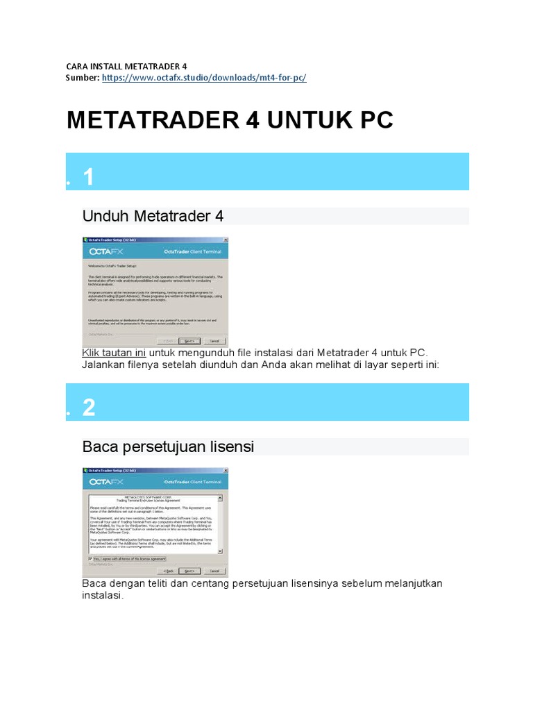 Cara Install Metatrader 4 | PDF
