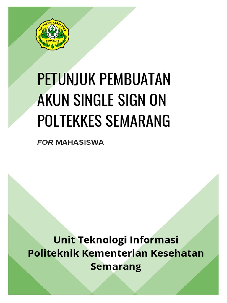 Panduan Pembuatan SSO, Heregistrasi & Pembayaran | PDF